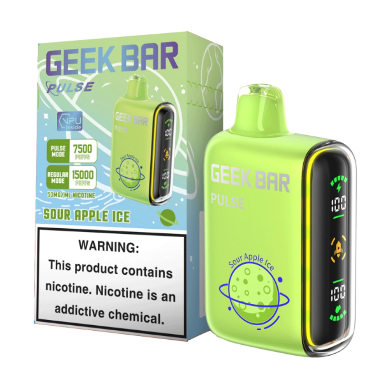 Geek Bar Pulse Disposable Vape 15000 Puffs 16mL 5% Nic 5pcs/Box | TKW ...