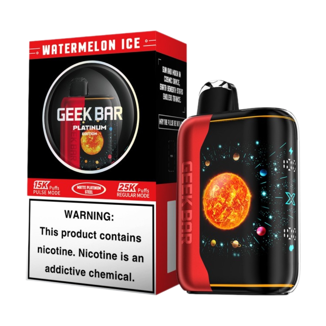 Geek Bar Pulse X Platinum Edition Disposable Vape 25000 Puffs 18mL 5% ...