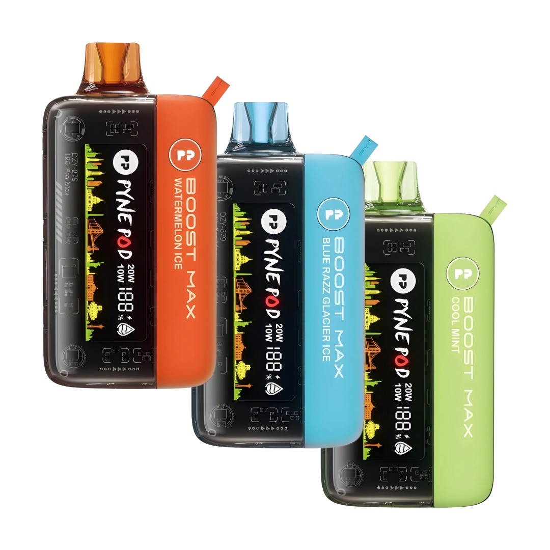 Pyne Pod Boost Pro Max Disposable Vape 30000 Puffs 5% Nic 5pcs/Box ...