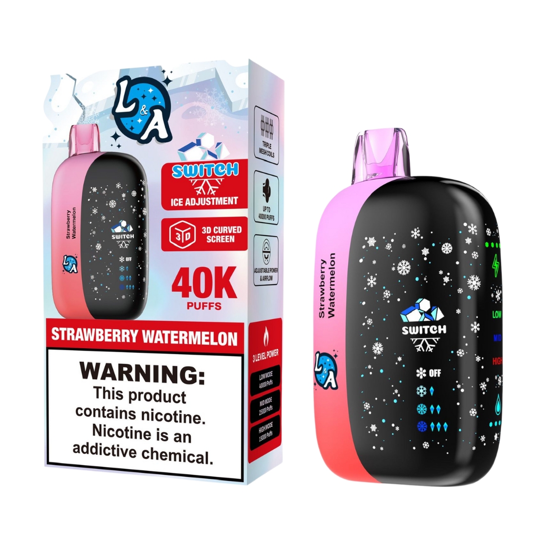 L&A Switch 40K Disposable Vape 40000 Puffs 5% Nic 5pcs/Box | TKW Distro