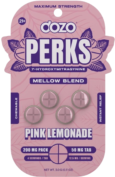 DOZO PERKS 7-OH 50MG TABLET 10PK/4CT 200MG
