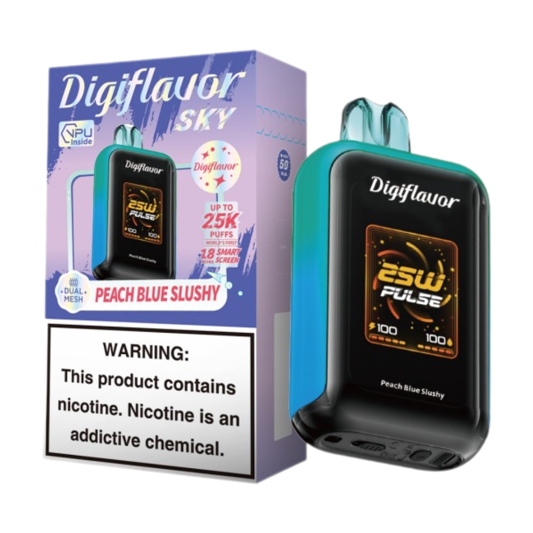 DigiFlavor - Sky Disposable Vape 25000 Puffs 16mL 5% Nic 5pcs/Box | TKW ...