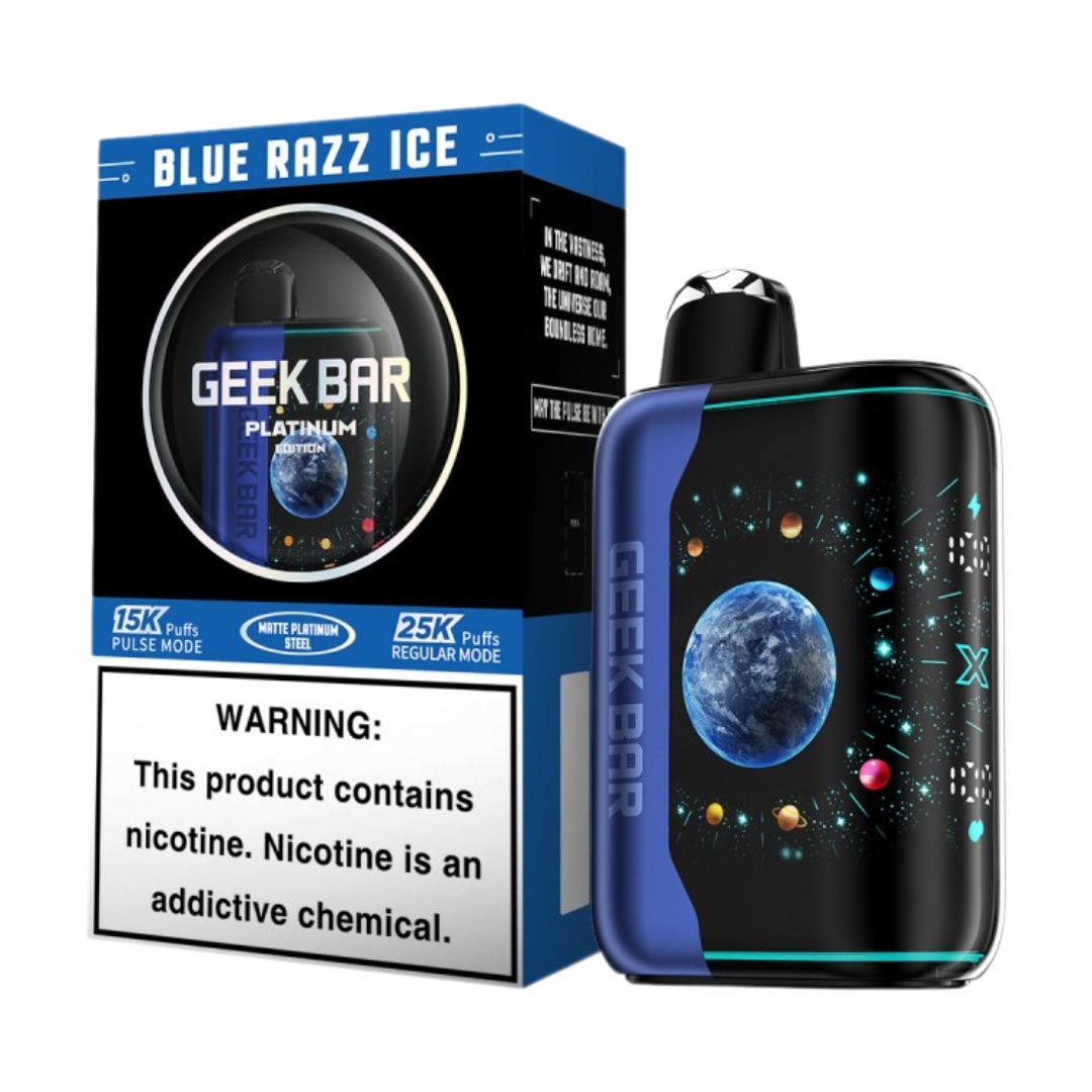 Geek Bar Pulse X Platinum Edition Disposable Vape 25000 Puffs 18mL 5% ...