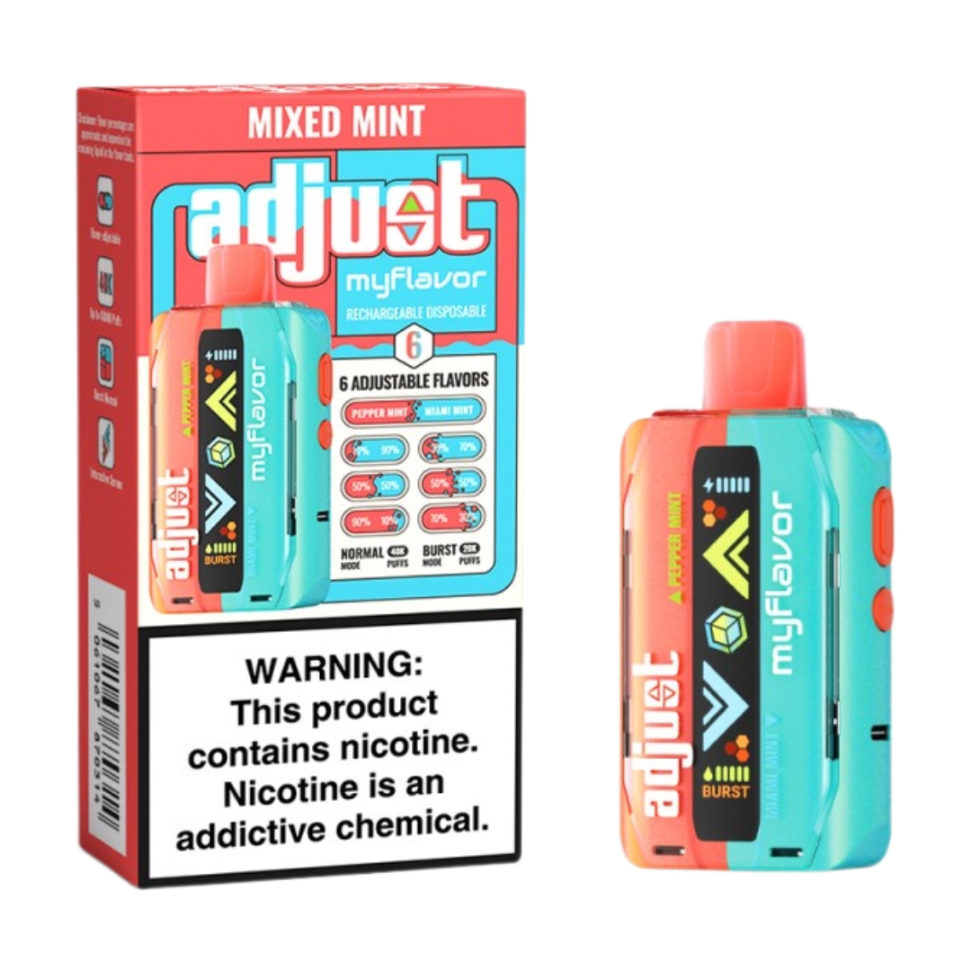 Adjust MyFlavor Disposable Vape 40000 Puffs 20mL 5% Nic 5pcs/Box | TKW ...