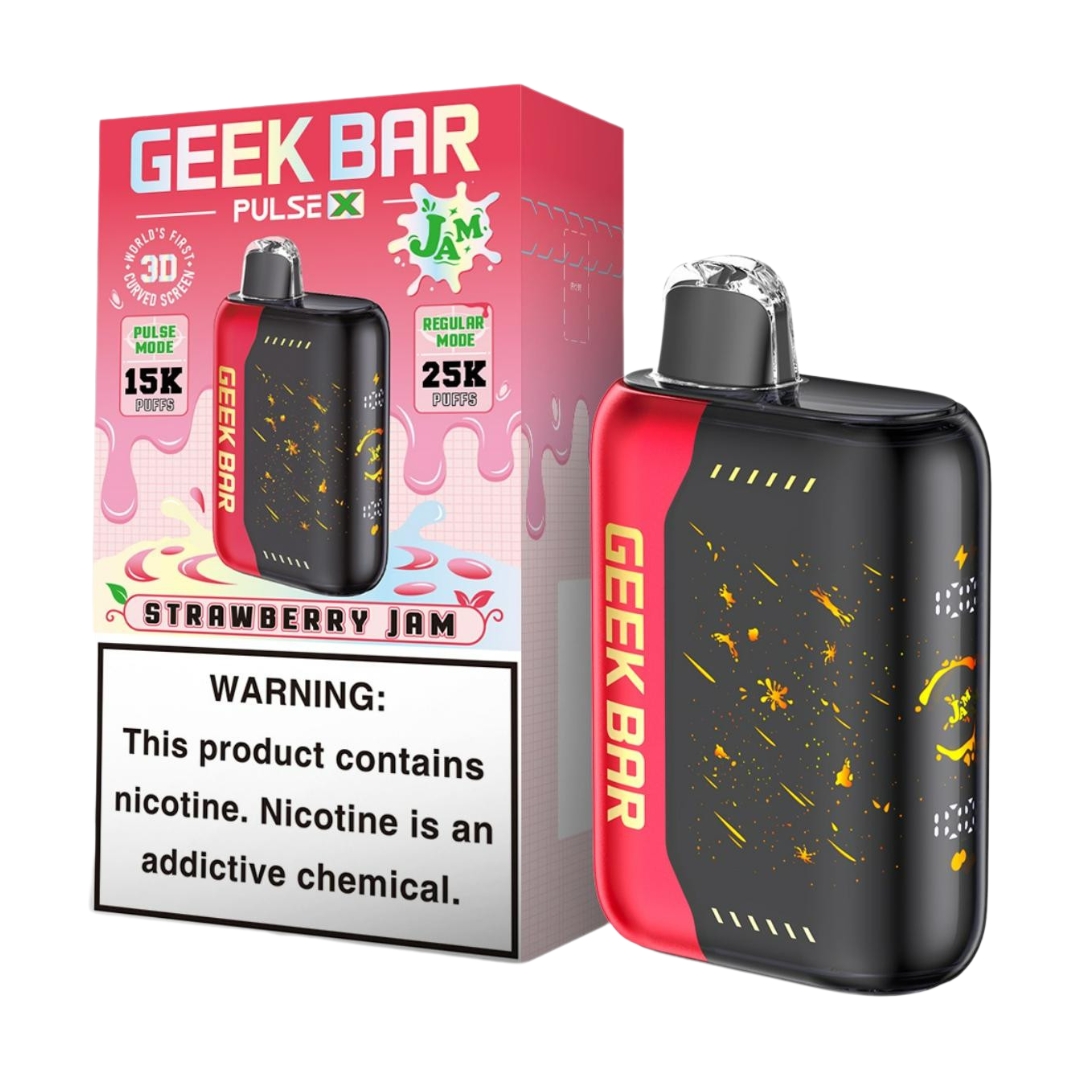 Geek Bar Pulse X Disposable Vape 25000 Puffs 18mL 5% Nic 5pcs/Box | TKW ...