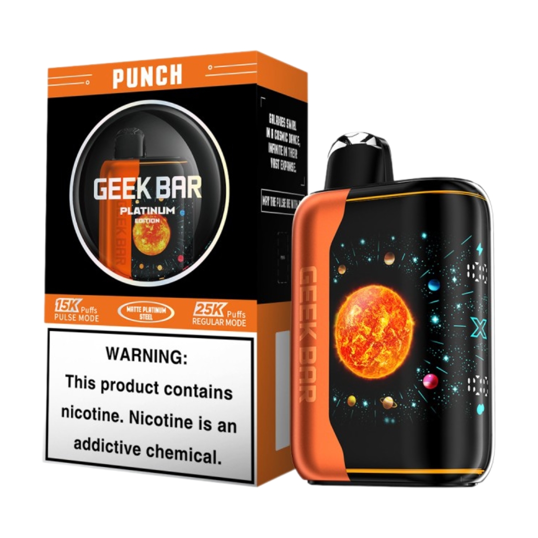 Geek Bar Pulse X Platinum Edition Disposable Vape 25000 Puffs 18mL 5% ...
