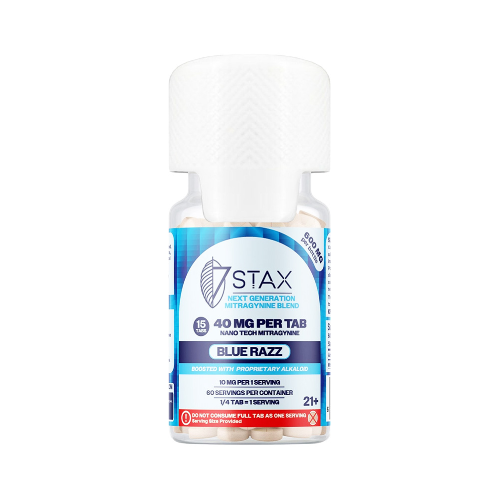 7STAX Next Generation Kratom Nano Tech Mitragynine Blend 15CT Tablets ...