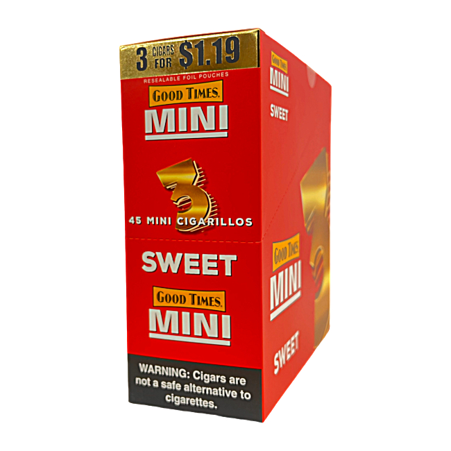 GOODTIMES MINI CIGARILLOS 3CT