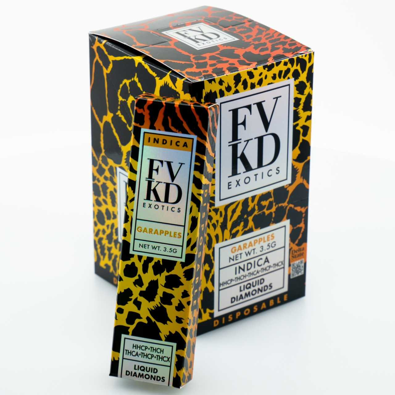FVKD EXOTICS LIQUID DIAMONDS THCH+THCA+THCX+D6 3.5G 6PK