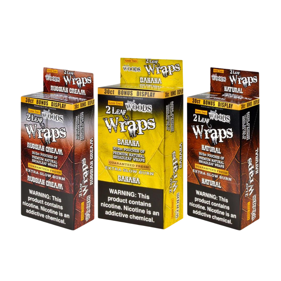 Good Times Sweet Woods Leaf Wraps (30/2pcs)/Box | TKW Distro