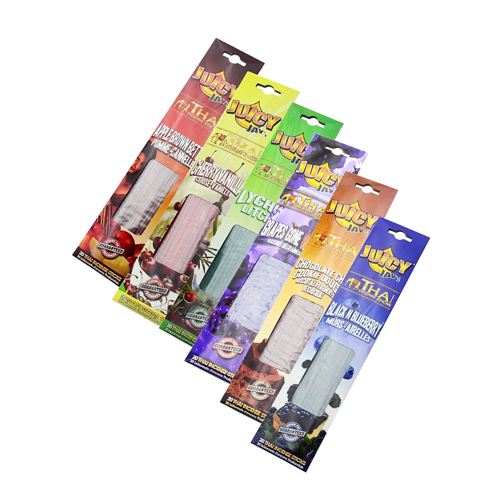 Juicy Jay's Thai Incense Sticks 20CT Display Of 12