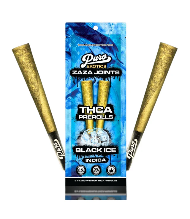 PURO THC-A ZAZA JOINTS 2500MG (1250MG PER JOINT) (PACK OF 2)