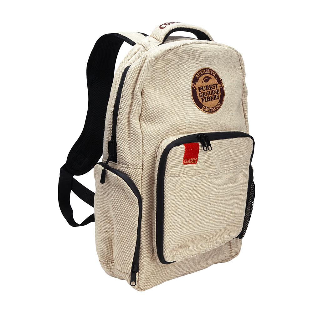 Raw Rolling Paper Burlap Smell Proof Backpack