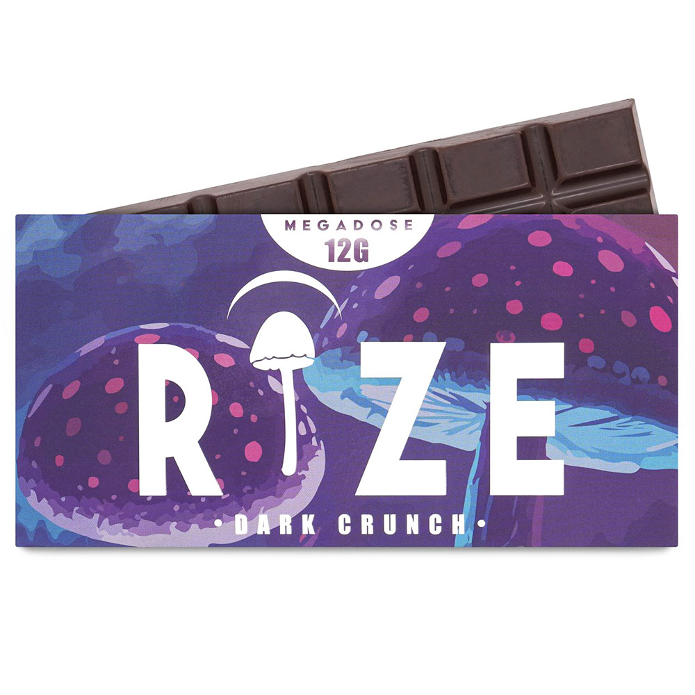 Rize Of Hope Mushroom Infused Megadose Chocolate Bars Display Of 10 (12G)